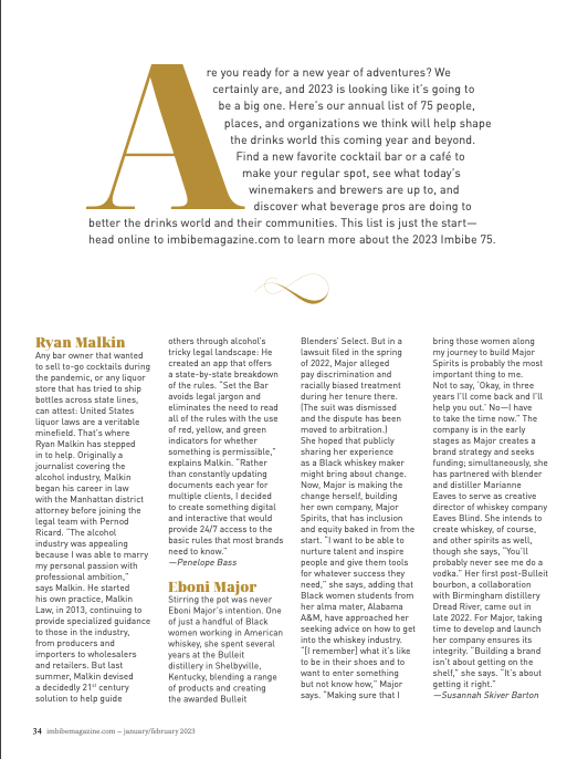 Imbibe 75 & Ryan Malkin | Malkin Law P.A.